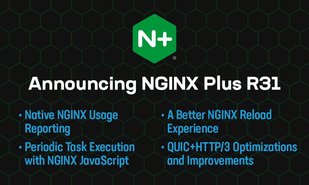 Steffan Henke on LinkedIn: Announcing NGINX Plus R31 - NGINX Steffan Henke on LinkedIn: Announcing NGINX Plus R31 - NGINX