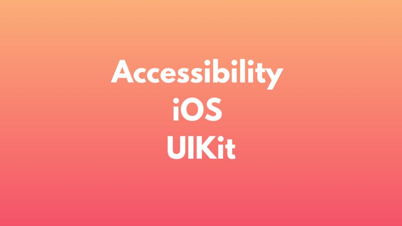 Dmytro Chumakov on LinkedIn: #accessibility #ios #uikit Dmytro Chumakov on LinkedIn: #accessibility #ios #uikit