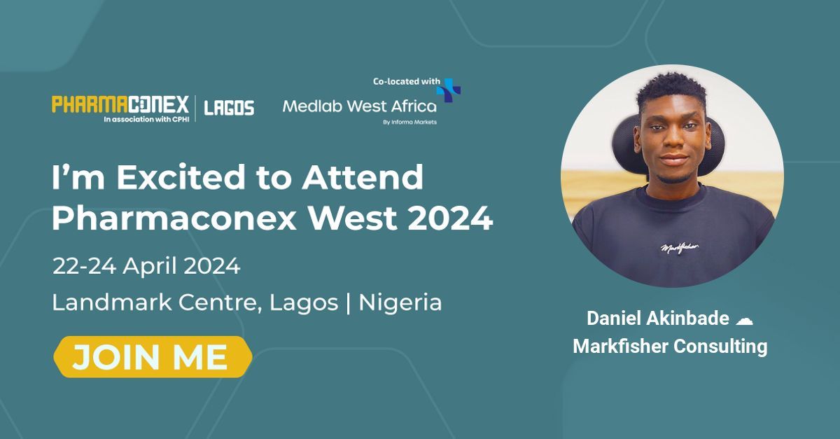 Daniel Akinbade ☁️ on LinkedIn: Pharmaconex West Africa Daniel Akinbade ☁️ on LinkedIn: Pharmaconex West Africa