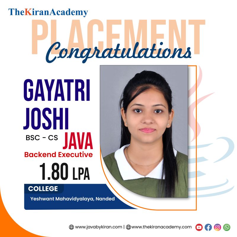 The Kiran Academy - Java By Kiran on LinkedIn: #softwaredeveloper # ... The Kiran Academy - Java By Kiran on LinkedIn: #softwaredeveloper # ...