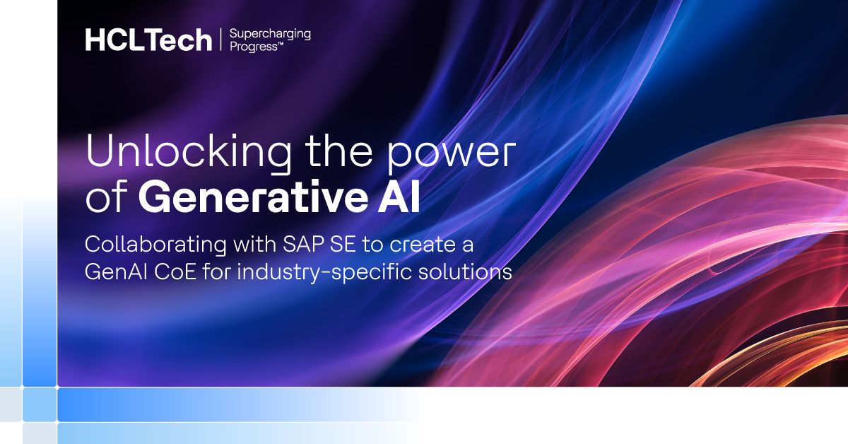 HCLTech on LinkedIn: HCLTech collaborates with SAP to boost innovation ... HCLTech on LinkedIn: HCLTech collaborates with SAP to boost innovation ...