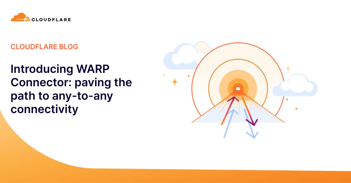 Cloudflare on LinkedIn: Introducing WARP Connector: paving the path to ... Cloudflare on LinkedIn: Introducing WARP Connector: paving the path to ...