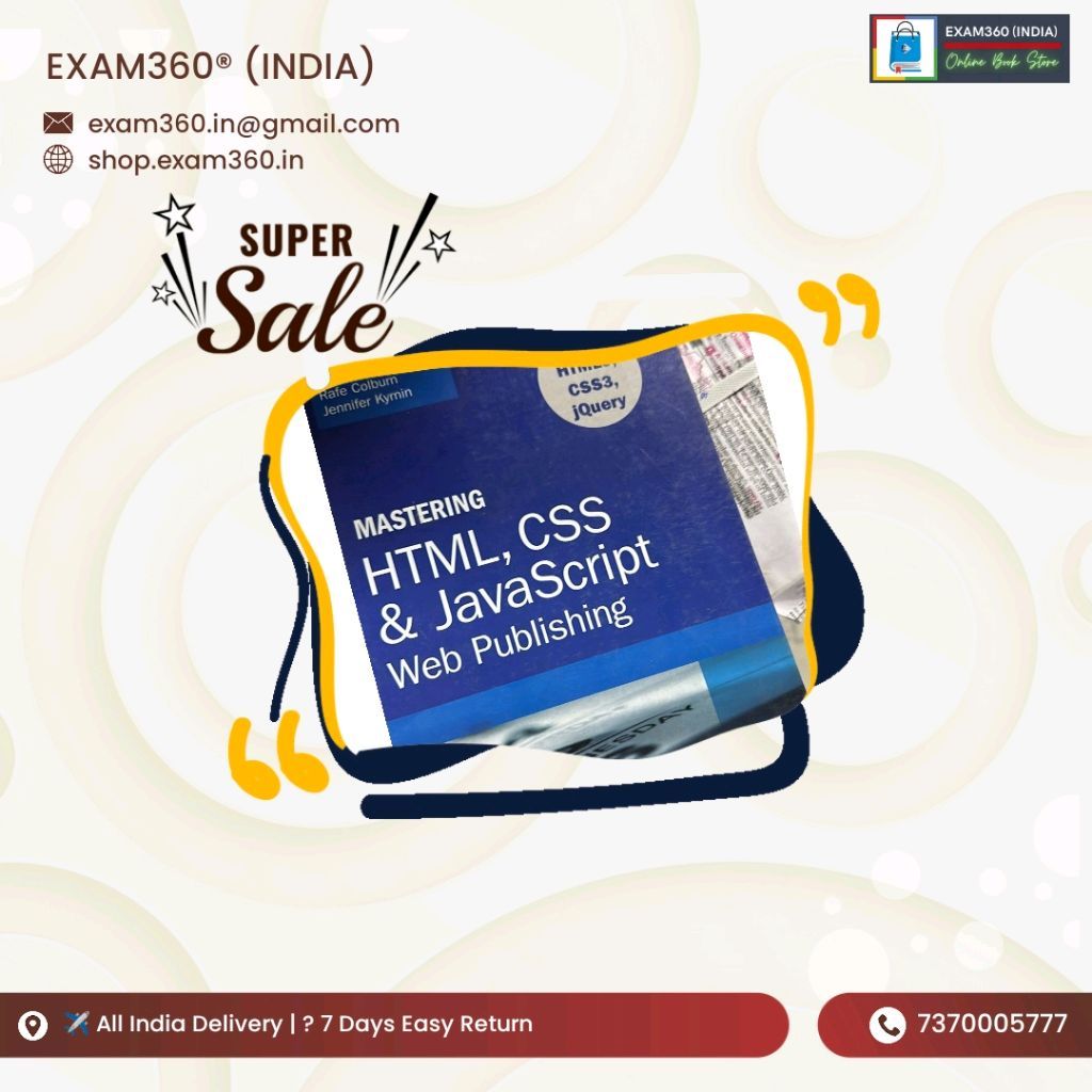 EXAM360® (INDIA) on LinkedIn: Super Sale | Buy Mastering HTML, CSS ... EXAM360® (INDIA) on LinkedIn: Super Sale | Buy Mastering HTML, CSS ...