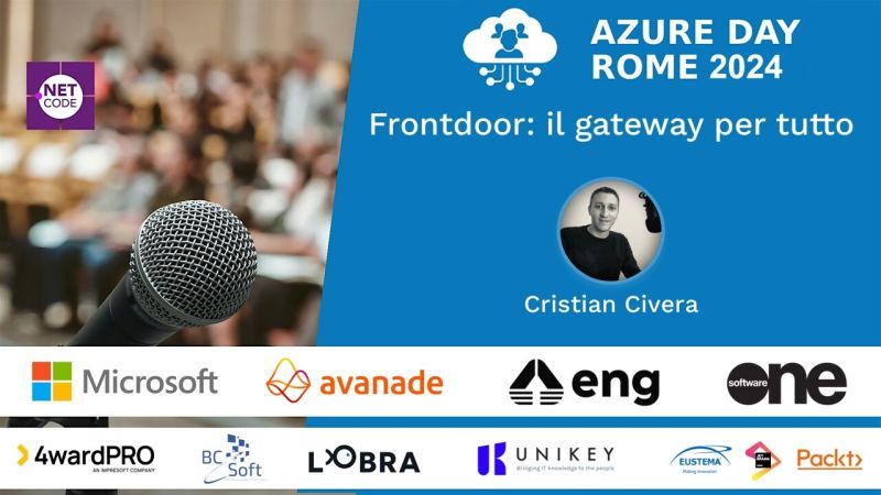 DotNetCode on LinkedIn: #azure #azuredayrome2024 #dotnetcode #community DotNetCode on LinkedIn: #azure #azuredayrome2024 #dotnetcode #community