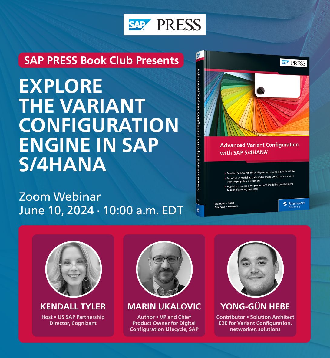 SAP PRESS Book Club on LinkedIn: On June 10th, 2024, join the SAP PRESS ... SAP PRESS Book Club on LinkedIn: On June 10th, 2024, join the SAP PRESS ...