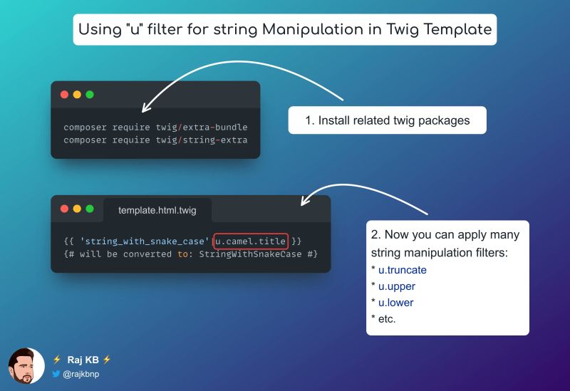 Raj KB on LinkedIn: #symfony #twig #php Raj KB on LinkedIn: #symfony #twig #php