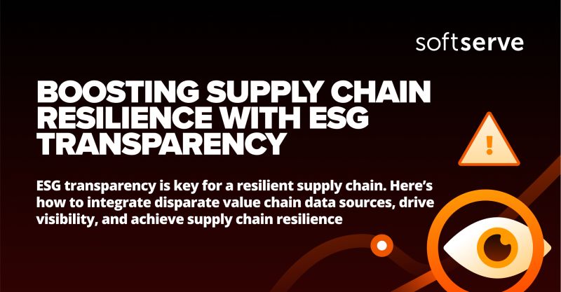 Ewa Lis on LinkedIn: Supply Chain Resilience ESG Transparency | SoftServe Ewa Lis on LinkedIn: Supply Chain Resilience ESG Transparency | SoftServe