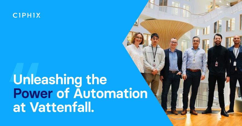 Ciphix on LinkedIn: Vattenfall Automation Success Story - Ciphix Ciphix on LinkedIn: Vattenfall Automation Success Story - Ciphix