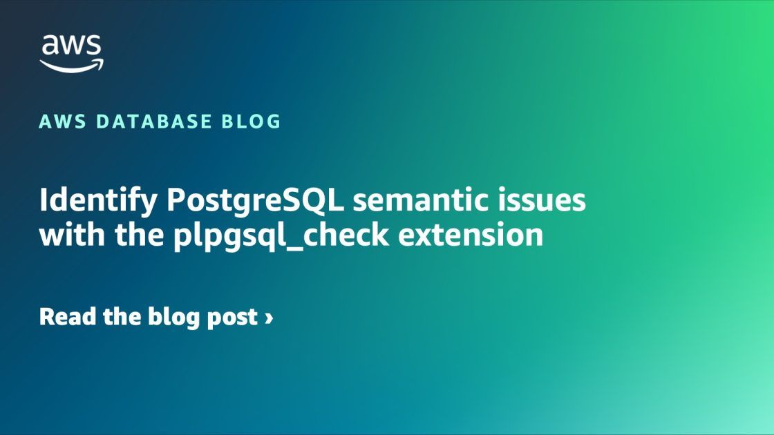 Rodrigo Prado on LinkedIn: Identify PostgreSQL semantic issues with the ... Rodrigo Prado on LinkedIn: Identify PostgreSQL semantic issues with the ...
