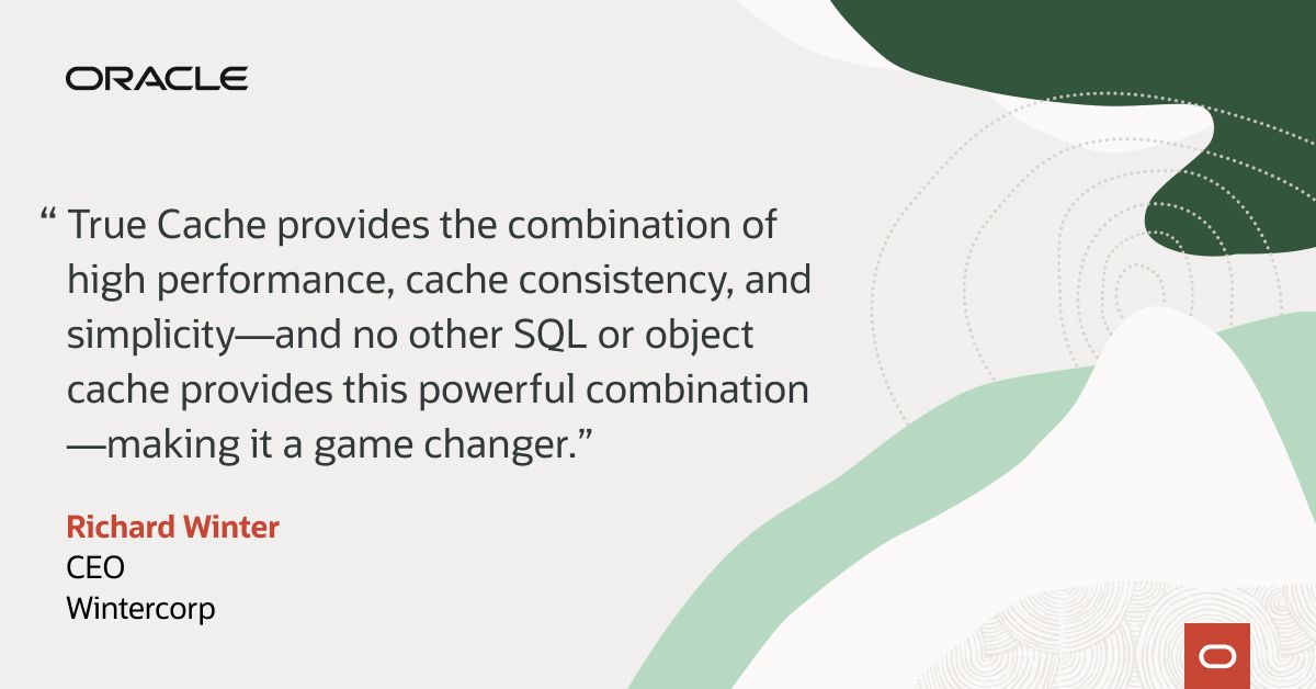 Fahad Tanwri on LinkedIn: Introducing Oracle True Cache : In-memory ... Fahad Tanwri on LinkedIn: Introducing Oracle True Cache : In-memory ...