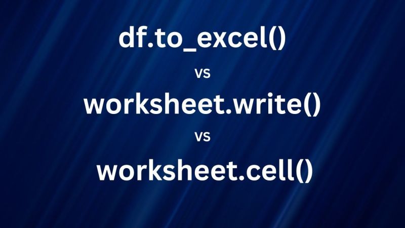 Povilas Korop on LinkedIn: Python Excel Export: Pandas vs XlsxWriter vs ... Povilas Korop on LinkedIn: Python Excel Export: Pandas vs XlsxWriter vs ...