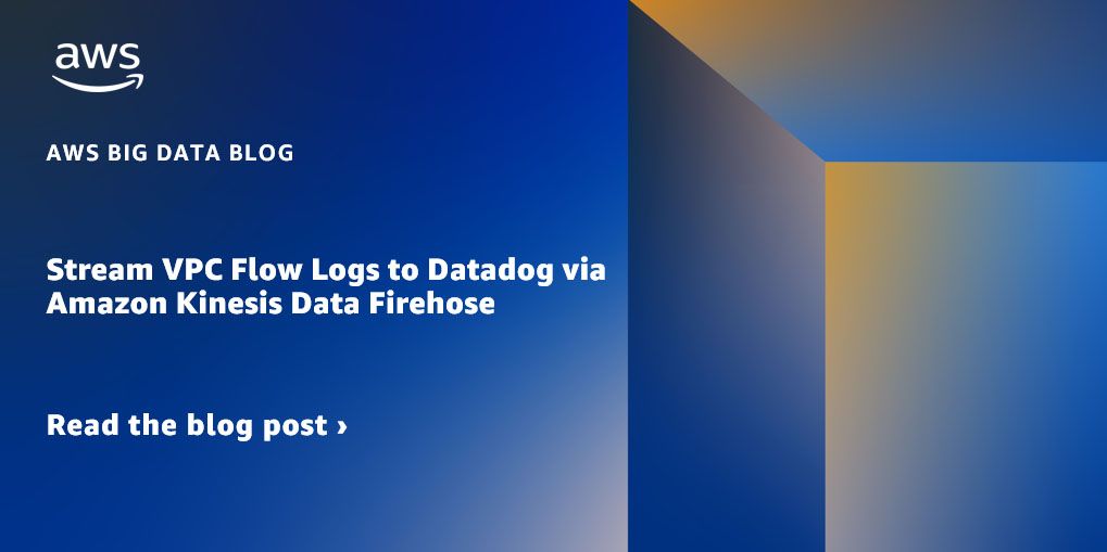 Rodrigo Prado on LinkedIn: Stream VPC Flow Logs to Datadog via Amazon ... Rodrigo Prado on LinkedIn: Stream VPC Flow Logs to Datadog via Amazon ...