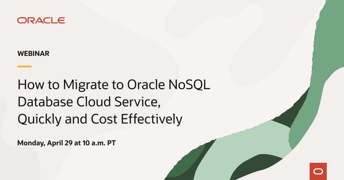 Ruben Garcia on LinkedIn: OCI – How To Migrate to Oracle NoSQL Database ... Ruben Garcia on LinkedIn: OCI – How To Migrate to Oracle NoSQL Database ...