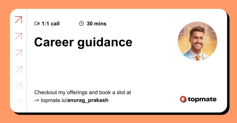 Anurag Prakash on LinkedIn: Career guidance with Anurag Prakash Anurag Prakash on LinkedIn: Career guidance with Anurag Prakash