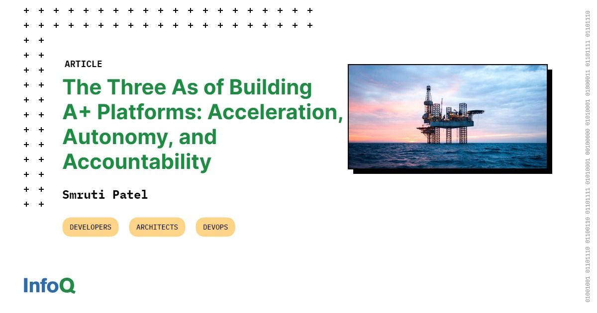 InfoQ on LinkedIn: #infoq #devops #platformengineering InfoQ on LinkedIn: #infoq #devops #platformengineering