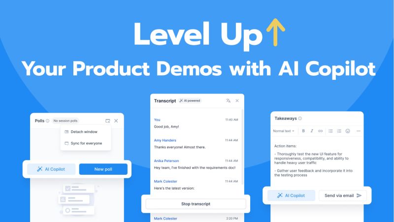 Sessions on LinkedIn: Level Up Your Product Demos with AI Copilot Sessions on LinkedIn: Level Up Your Product Demos with AI Copilot