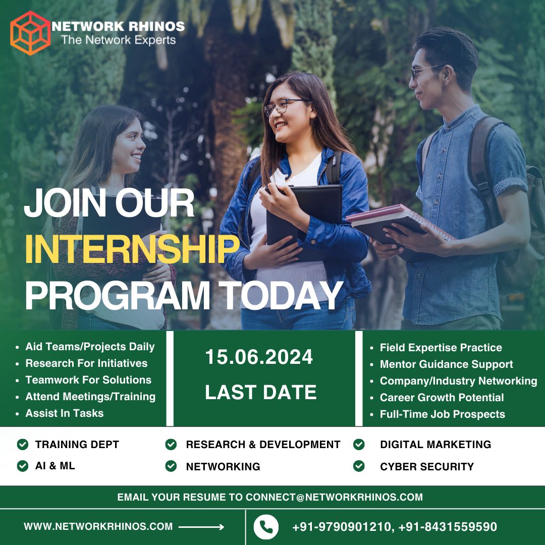 Network Rhinos on LinkedIn: #internshipopportunity #careergrowth # ... Network Rhinos on LinkedIn: #internshipopportunity #careergrowth # ...