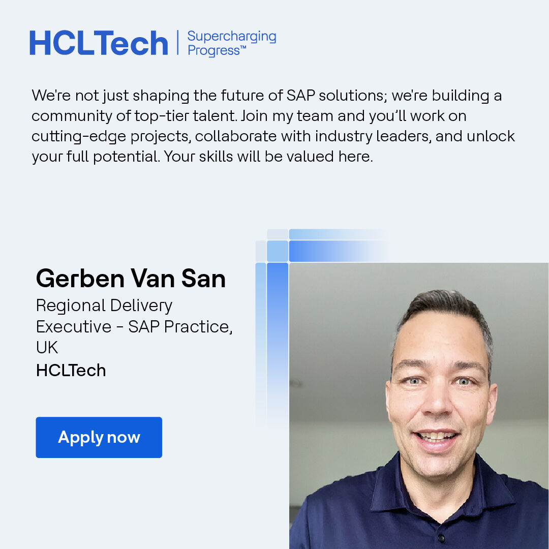 HCLTech on LinkedIn: HCLTech SAP Careers | HCLTech HCLTech on LinkedIn: HCLTech SAP Careers | HCLTech