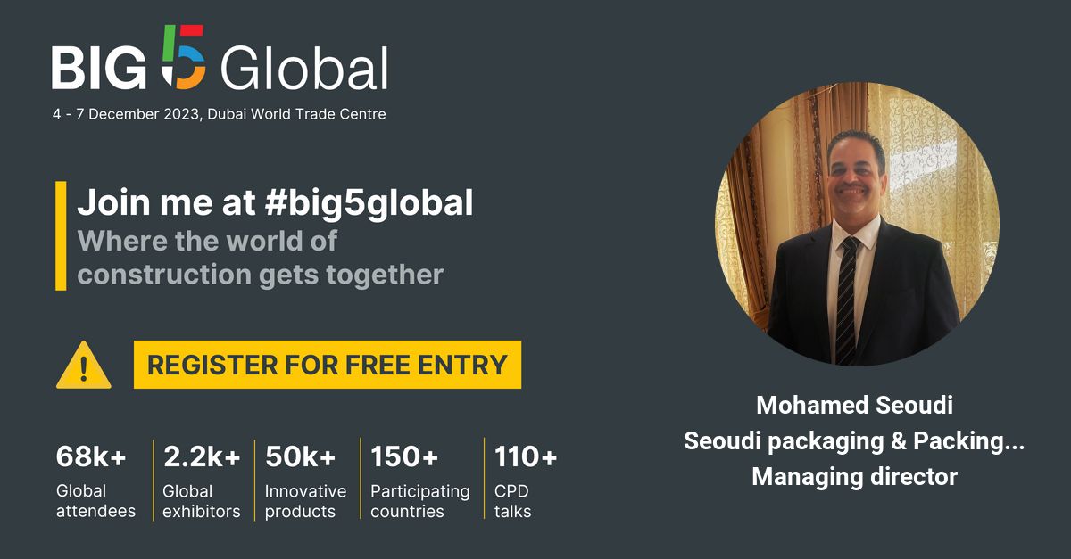 Mohamed Seoudi on LinkedIn: Big 5 Global Mohamed Seoudi on LinkedIn: Big 5 Global
