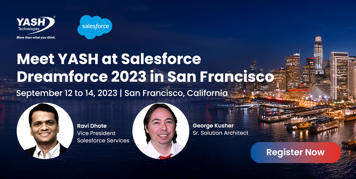 Sri Raj Singh on LinkedIn: Unveiling Dreamforce 2023 with YASH: Join Us ... Sri Raj Singh on LinkedIn: Unveiling Dreamforce 2023 with YASH: Join Us ...