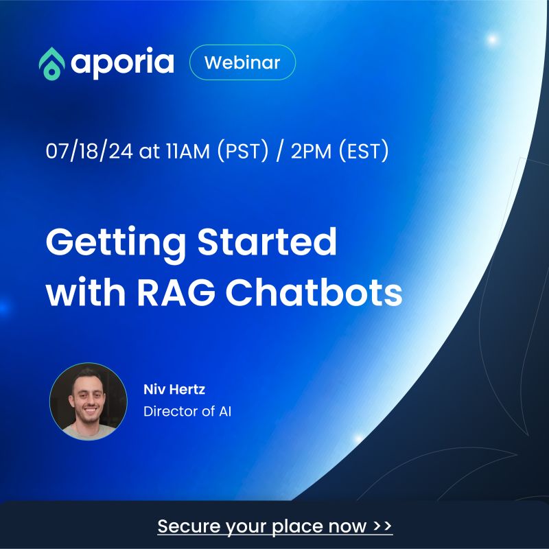 Aporia on LinkedIn: Getting Started with RAG Chatbots Aporia on LinkedIn: Getting Started with RAG Chatbots