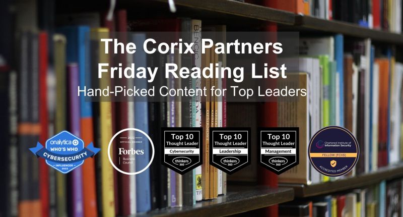 Jean-Christophe Gaillard on LinkedIn: The Corix Partners Friday Reading ... Jean-Christophe Gaillard on LinkedIn: The Corix Partners Friday Reading ...