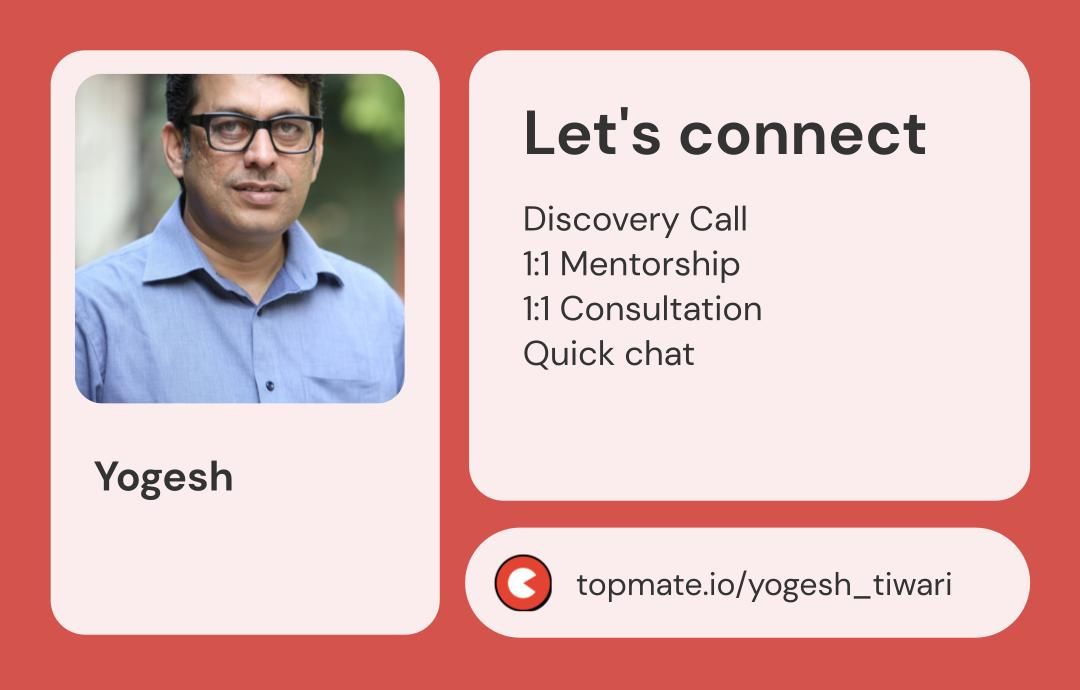 Yogesh Tiwari on LinkedIn: Yogesh Tiwari Yogesh Tiwari on LinkedIn: Yogesh Tiwari