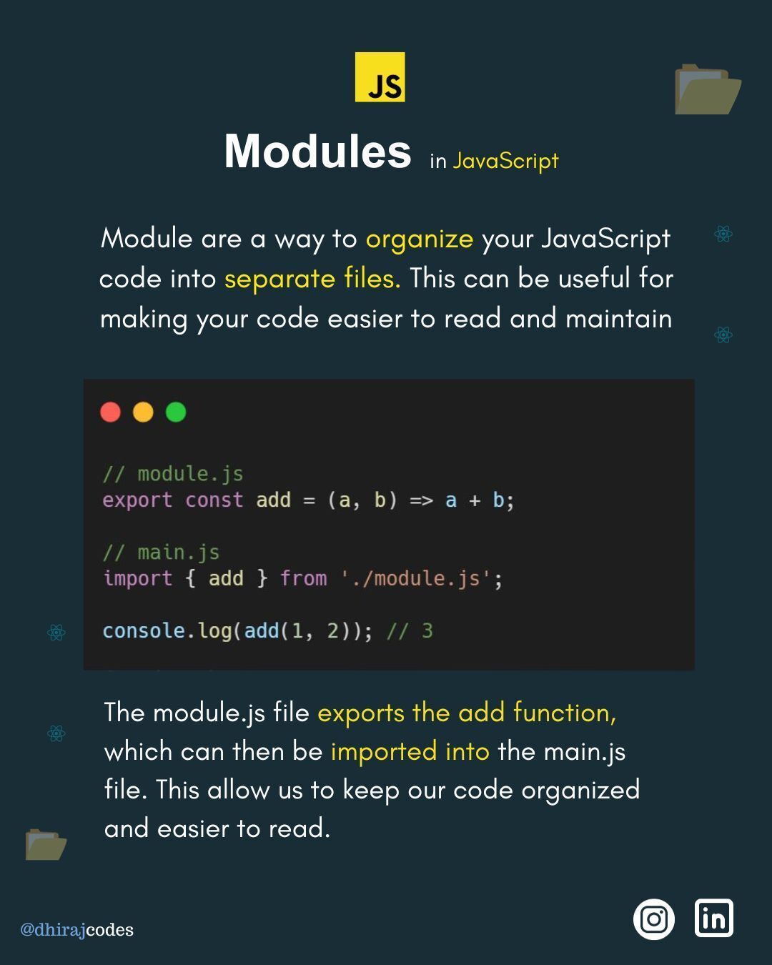 How JavaScript Modules Boost Code Reusability | Dhiraj Tandulkar posted ... How JavaScript Modules Boost Code Reusability | Dhiraj Tandulkar posted ...