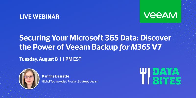 Veeam Software on LinkedIn: #veeam #databites Veeam Software on LinkedIn: #veeam #databites