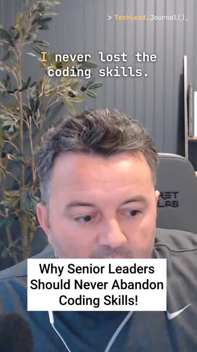 Tech Lead Journal on LinkedIn: Why Senior Leaders Should Never Abandon ... Tech Lead Journal on LinkedIn: Why Senior Leaders Should Never Abandon ...