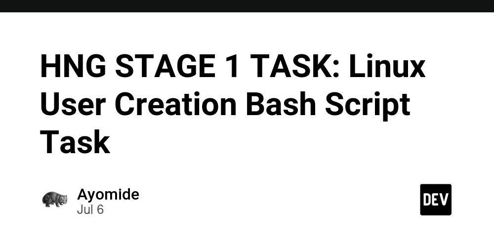 Bilal Awan on LinkedIn: HNG STAGE 1 TASK: Linux User Creation Bash ... Bilal Awan on LinkedIn: HNG STAGE 1 TASK: Linux User Creation Bash ...