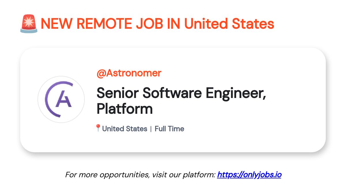 Onlyjobs on LinkedIn: Senior Software Engineer, Platform Onlyjobs on LinkedIn: Senior Software Engineer, Platform