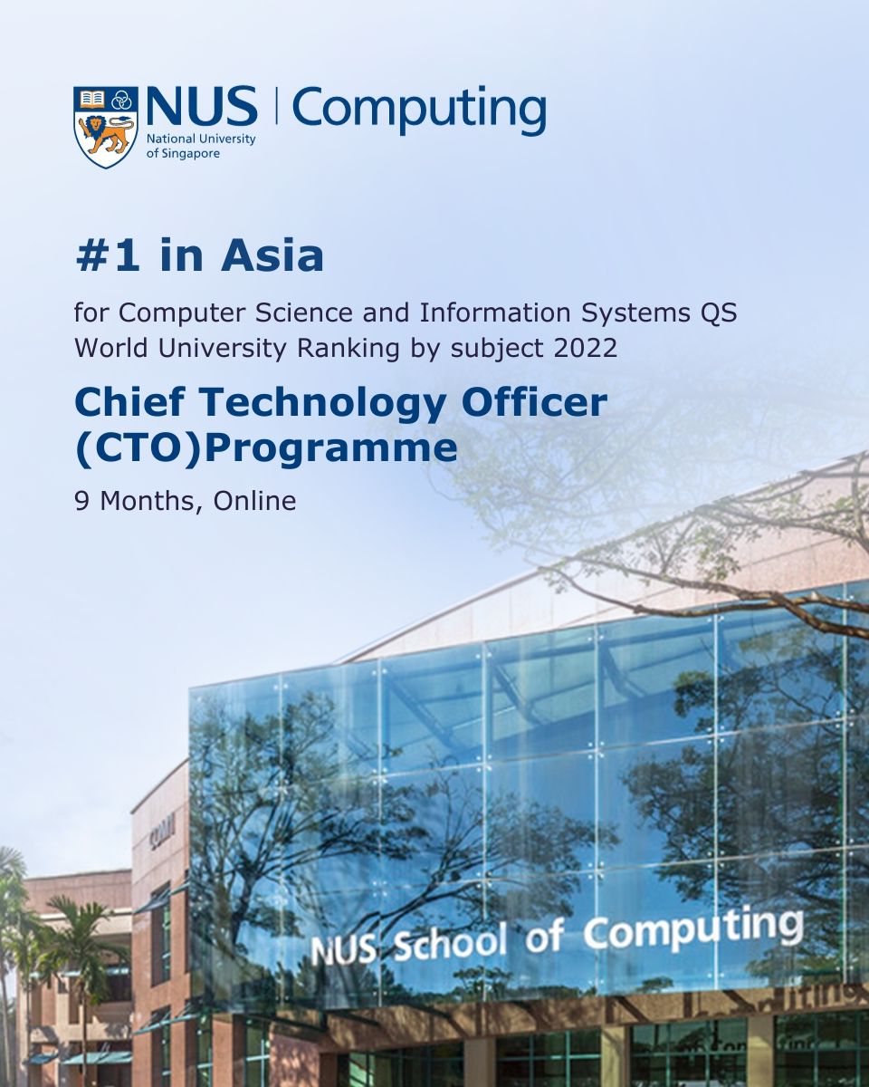 NUS Advanced Computing for Executives (ACE) on LinkedIn: CTO Course by ... NUS Advanced Computing for Executives (ACE) on LinkedIn: CTO Course by ...