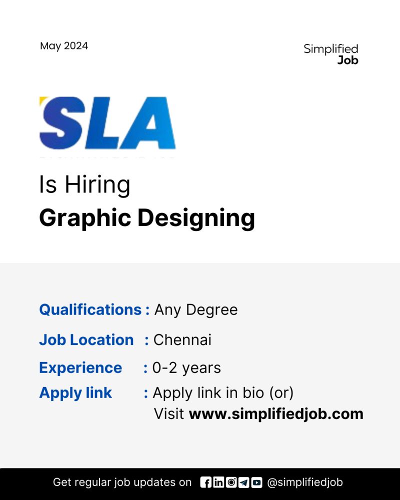 Simplified Jobs on LinkedIn: Softlogic Systems is hiring Graphic ... Simplified Jobs on LinkedIn: Softlogic Systems is hiring Graphic ...
