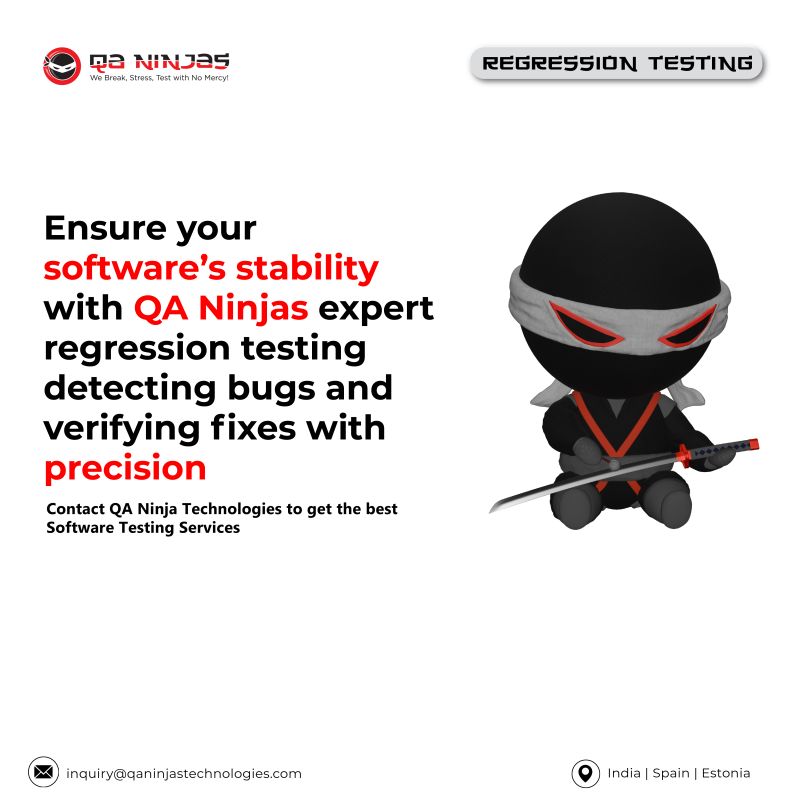 QA Ninjas Technologies Pvt. Ltd. on LinkedIn: #regressiontesting #qa # ... QA Ninjas Technologies Pvt. Ltd. on LinkedIn: #regressiontesting #qa # ...