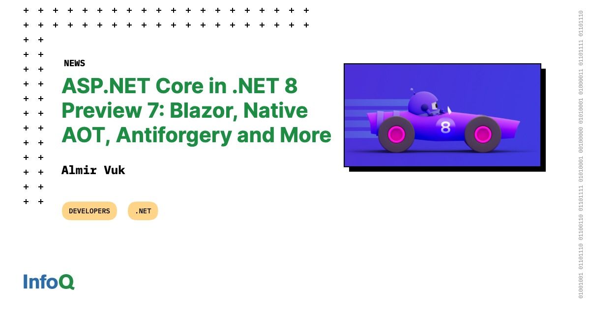 InfoQ on LinkedIn: #dotnet #infoq #aspdotnetcore InfoQ on LinkedIn: #dotnet #infoq #aspdotnetcore