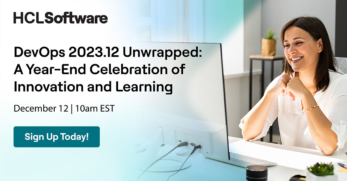HCLSoftware DevOps on LinkedIn: Join our deep-dive session happening ... HCLSoftware DevOps on LinkedIn: Join our deep-dive session happening ...
