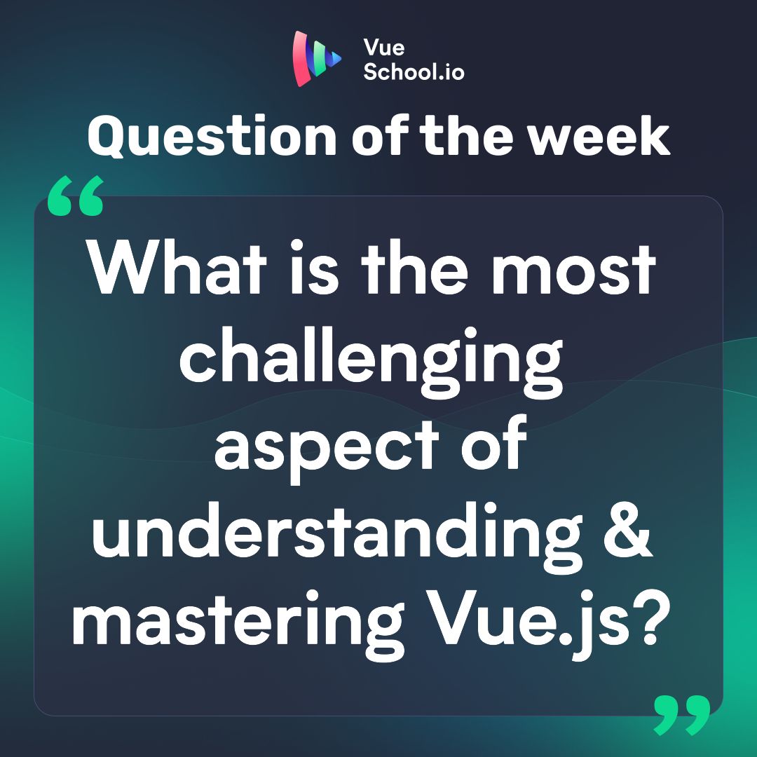 Vue School on LinkedIn: #vueschool #vuejs #api Vue School on LinkedIn: #vueschool #vuejs #api