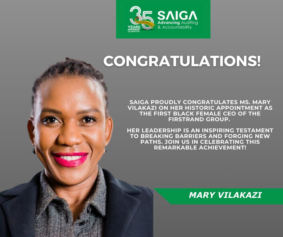 SAIGA - The Southern African Institute of Government Auditors on ... SAIGA - The Southern African Institute of Government Auditors on ...
