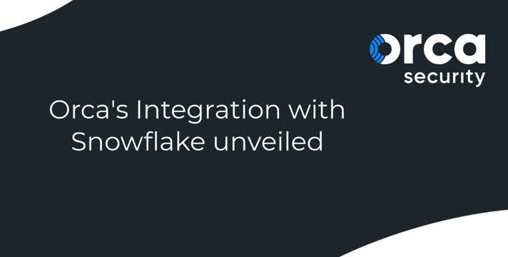 Snowflake on LinkedIn: Orca Security delivers complete cloud security ... Snowflake on LinkedIn: Orca Security delivers complete cloud security ...