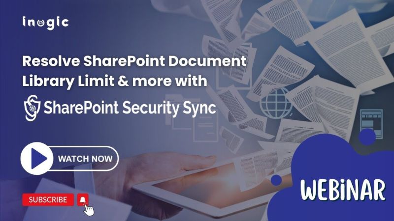SharePoint Security Sync New Release | Inogic posted on the topic ... SharePoint Security Sync New Release | Inogic posted on the topic ...