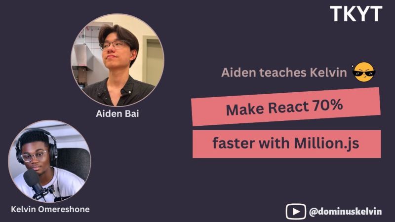 Damilare Samuel on LinkedIn: Make React 70% faster with Million.js with ... Damilare Samuel on LinkedIn: Make React 70% faster with Million.js with ...