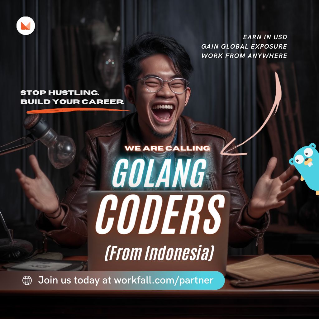 Workfall on LinkedIn: #indonesians #golang #workfall #indonesia #go # ... Workfall on LinkedIn: #indonesians #golang #workfall #indonesia #go # ...