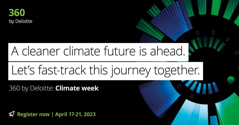Deloitte on LinkedIn: 360 by Deloitte: Climate week Deloitte on LinkedIn: 360 by Deloitte: Climate week