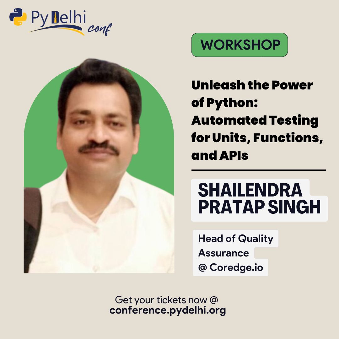 shailendra pratap singh on LinkedIn: PyDelhi Conference shailendra pratap singh on LinkedIn: PyDelhi Conference