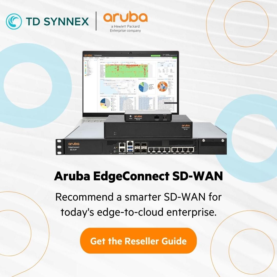 TD SYNNEX US on LinkedIn: TD SYNNEX Aruba EdgeConnect Reseller Guide TD SYNNEX US on LinkedIn: TD SYNNEX Aruba EdgeConnect Reseller Guide