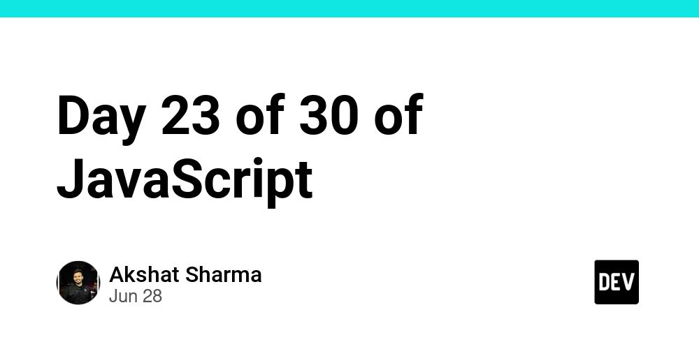 Bilal Awan on LinkedIn: Day 23 of 30 of JavaScript Bilal Awan on LinkedIn: Day 23 of 30 of JavaScript