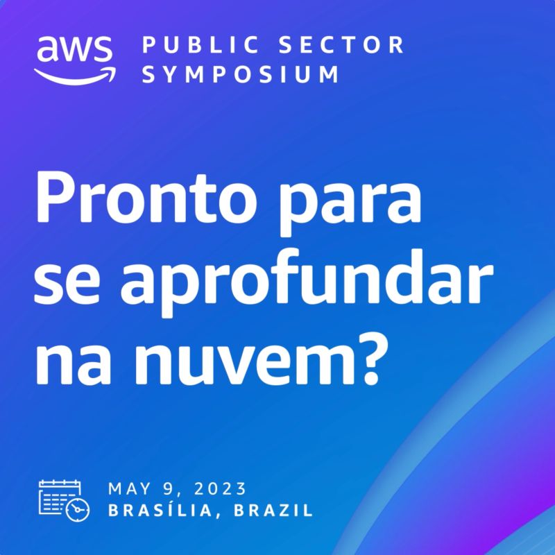 Julio Bando no LinkedIn: #awssymposium Julio Bando no LinkedIn: #awssymposium