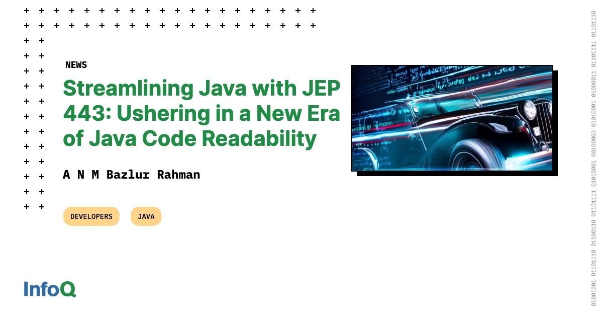 InfoQ on LinkedIn: #jep443 #java #infoq InfoQ on LinkedIn: #jep443 #java #infoq