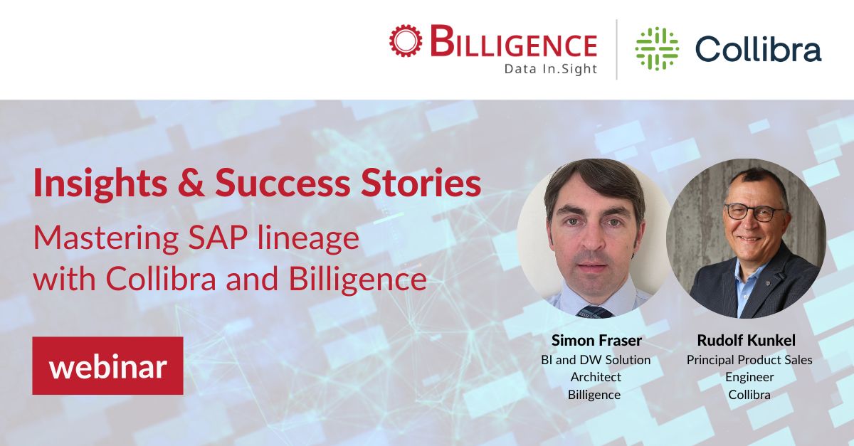Billigence Czech Republic na LinkedIn: webinar-Mastering SAP lineage ... Billigence Czech Republic na LinkedIn: webinar-Mastering SAP lineage ...